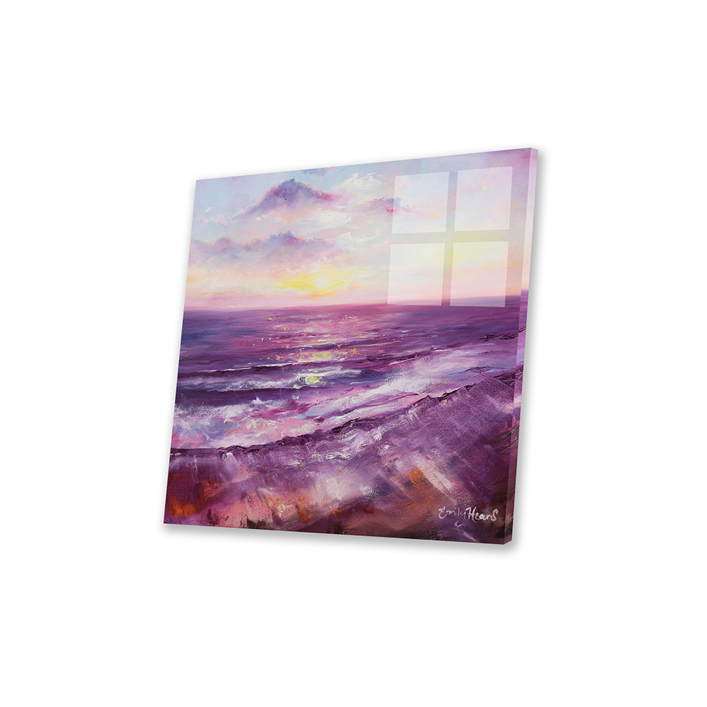 Dovecove Violet Ocean by Emily Louise Heard - Unframed Graphic Art ...