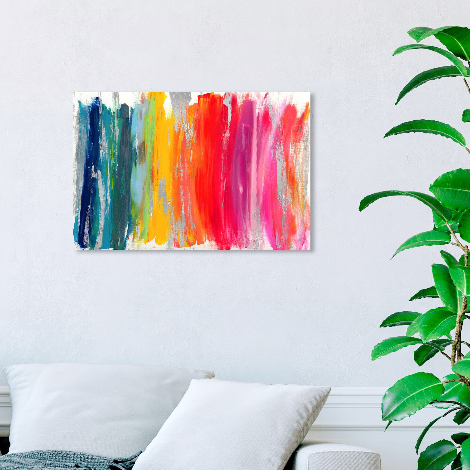 Wrought Studio 'Sunday Funday' - Wrapped Canvas Painting Print ...