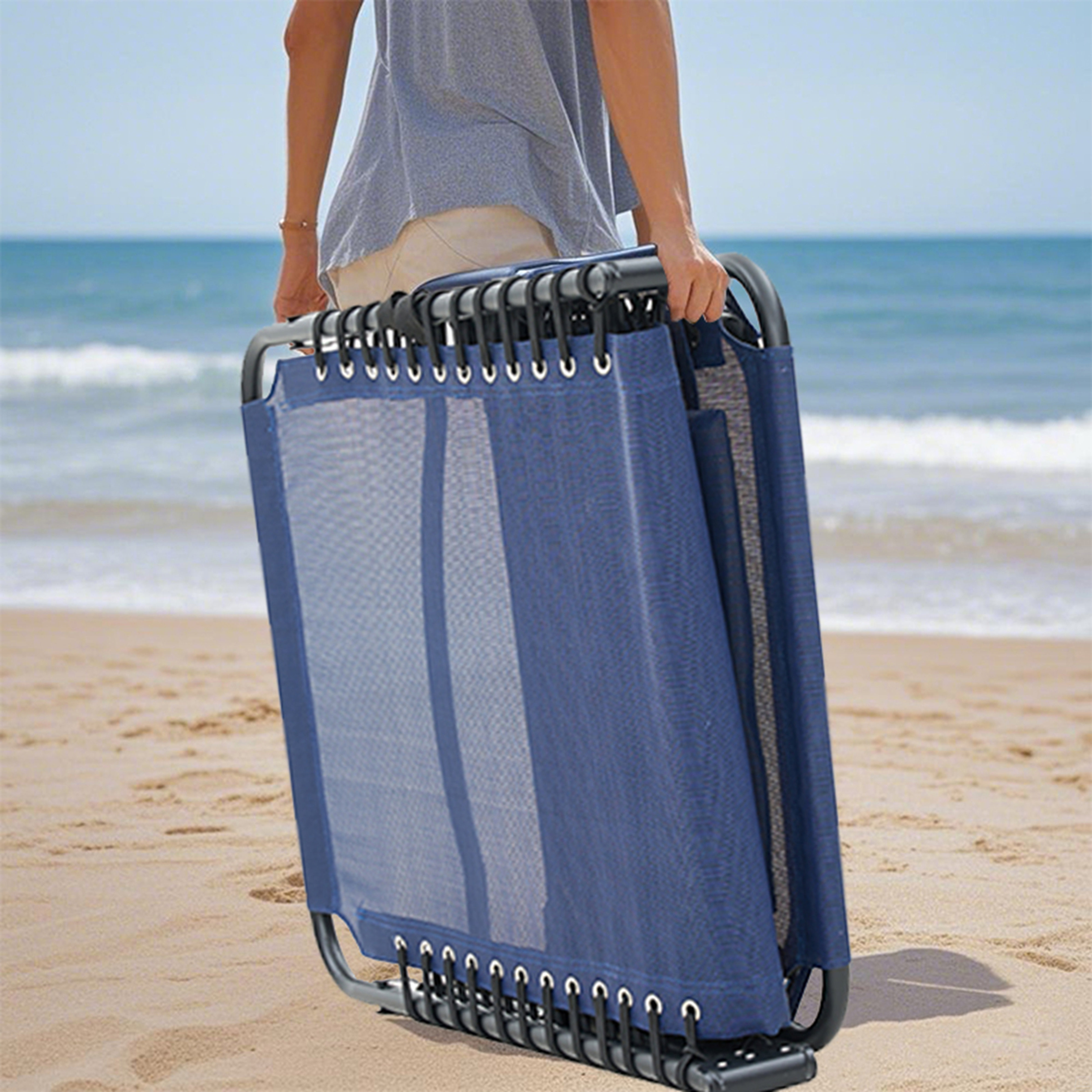 Arlmont & Co. Face Down Chaise Lounge Chair 5-Position Adjustable ...