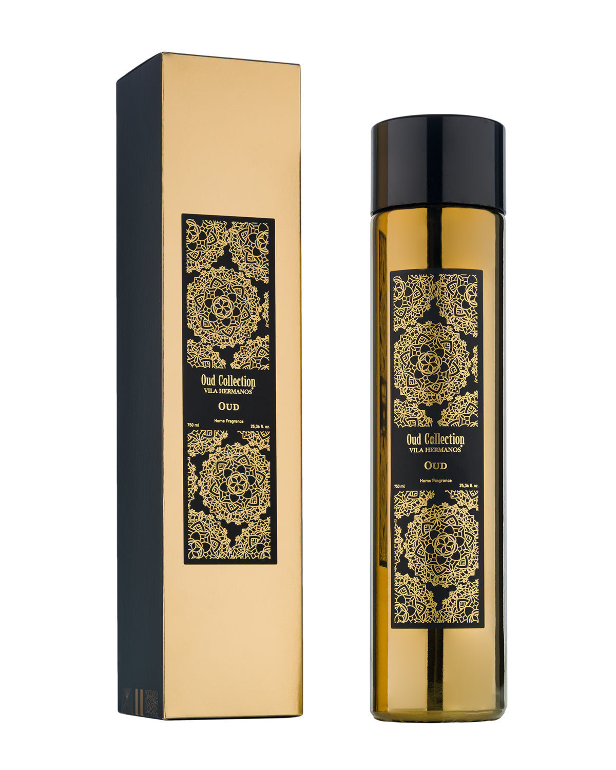 Vila Hermanos Reed Diffuser OUD COLLECTION 750ml Gold Oud 2.95 diam. x ...