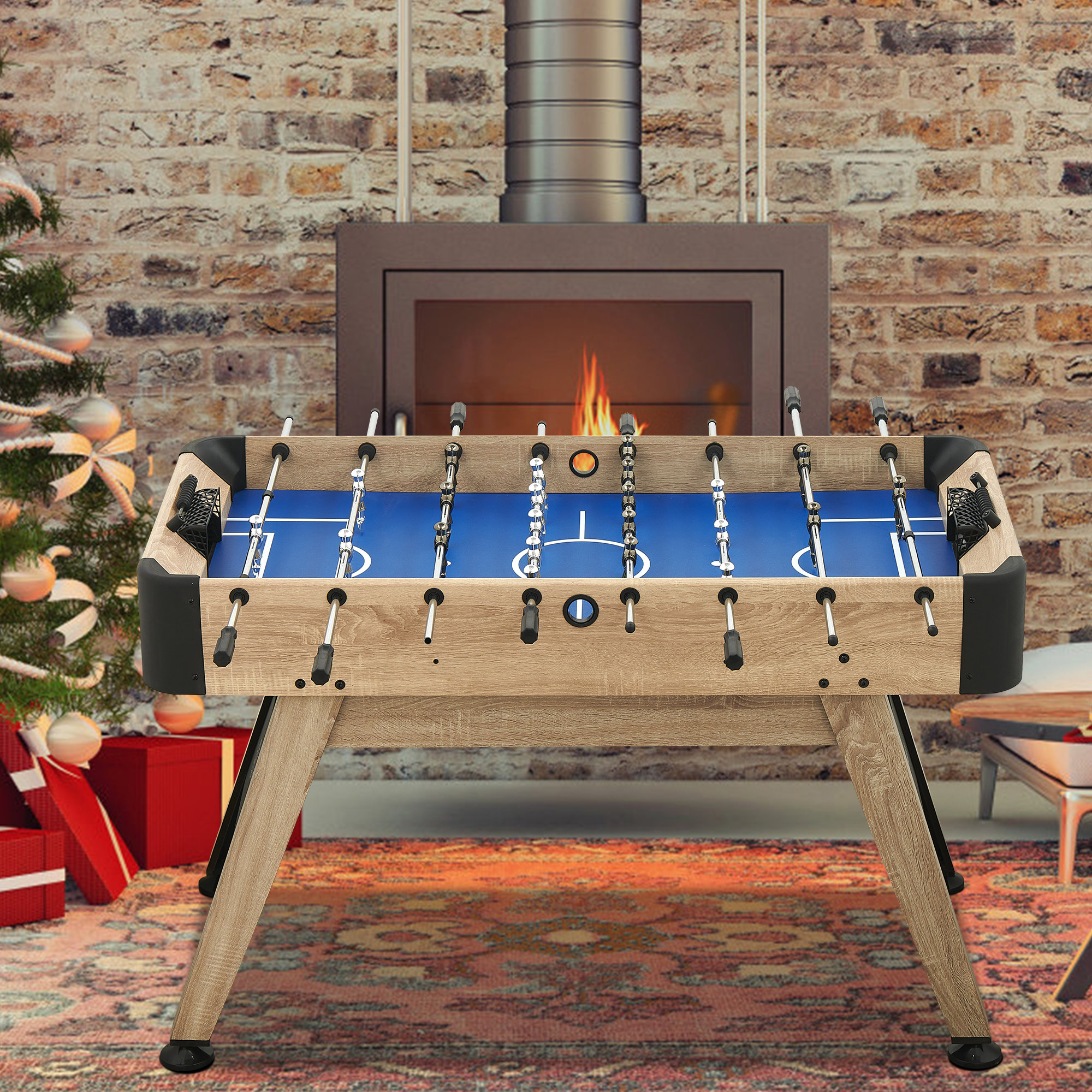 gaomon 54 Inch Full Size Foosball Table, Soccer Table Game For Kids And ...