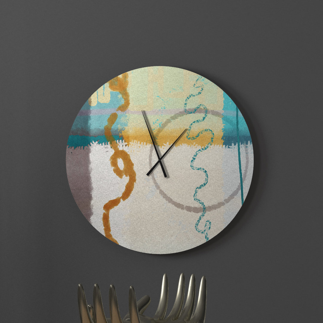 Latitude Run® Chirpy Pumped up Abstract Metal Wall Clock - Wayfair Canada