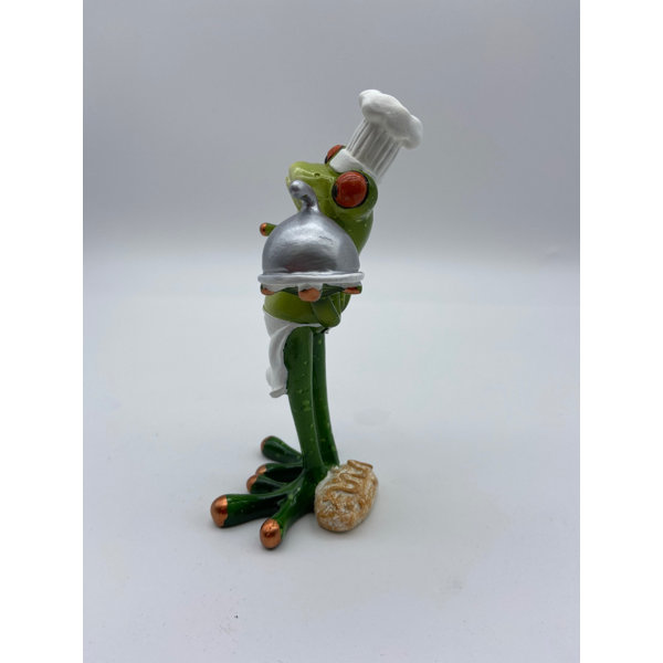 Trinx Tree Frog Chef Figurine & Reviews | Wayfair