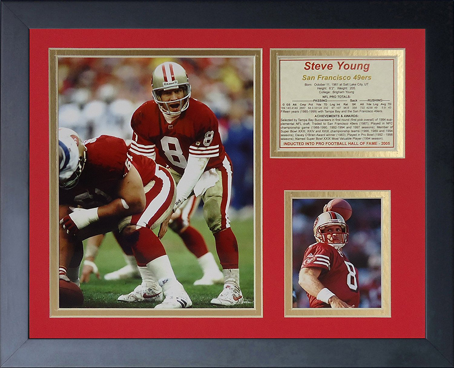 Legends Never Die Steve Young Framed Memorabilia | Wayfair