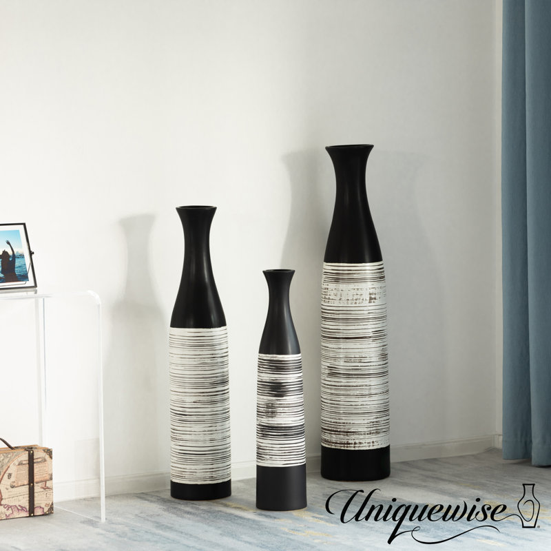 Uniquewise Handmade Ceramic Floor Vase | Wayfair