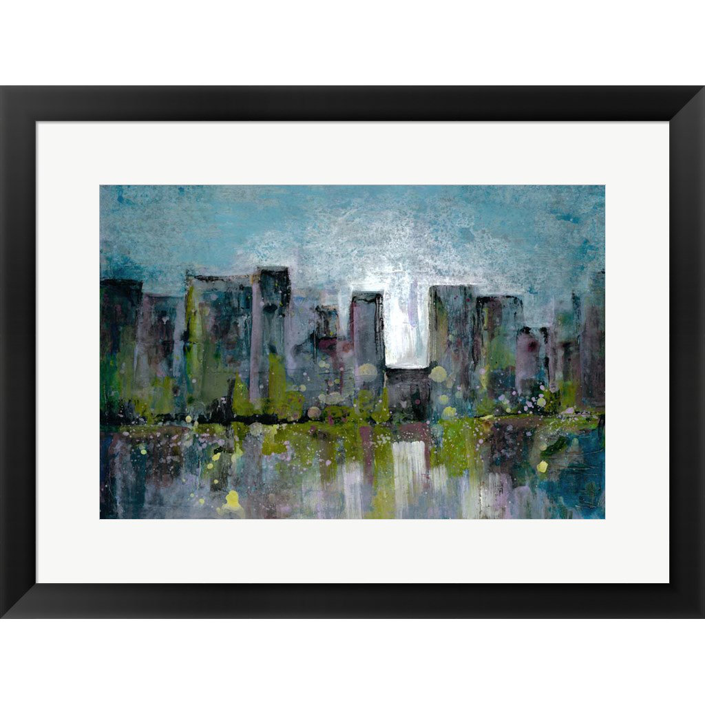 Latitude Run® City Glow by Doris Charest - Picture Frame Graphic Art ...