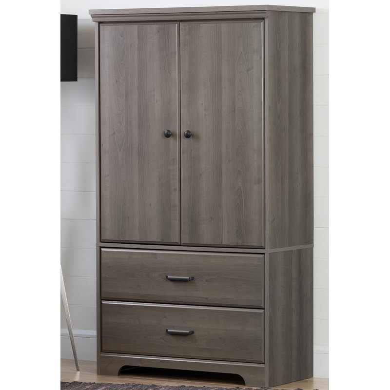 South Shore Versa Manufactured Wood Armoire & Reviews | Wayfair
