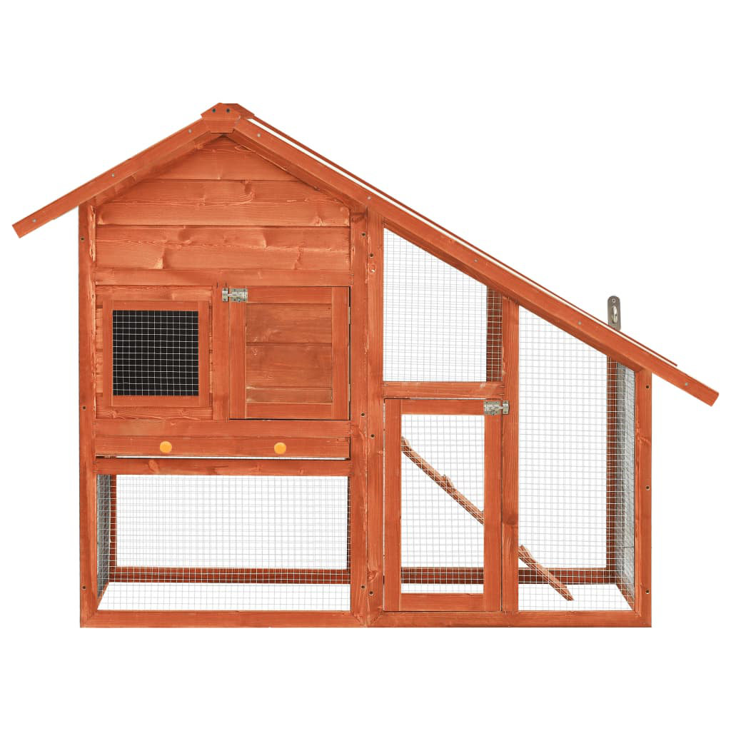 Tucker Murphy Pet™ Rabbit Hutch 2-Tier Bunny Cage with Pull Out Tray ...
