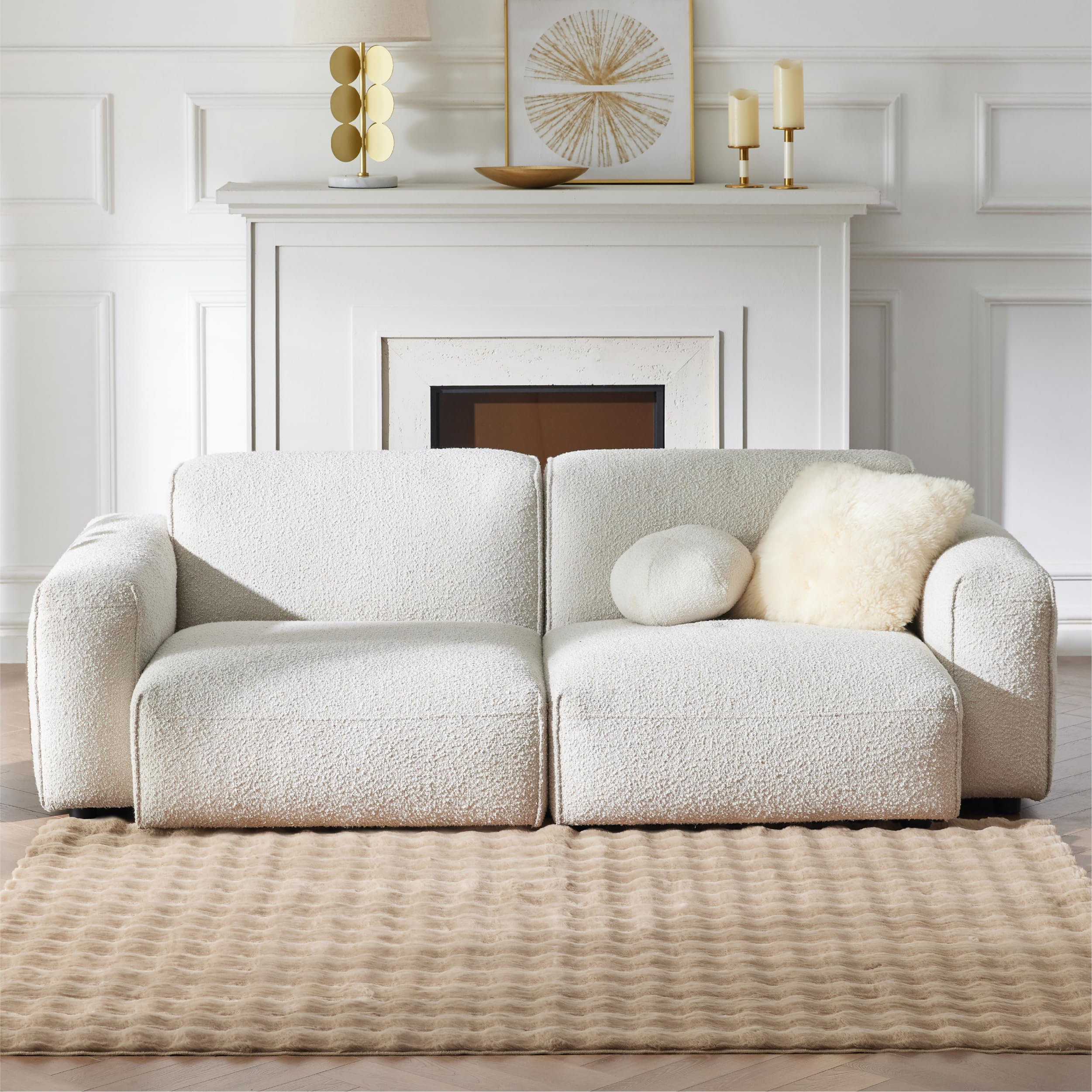 Bedsure Fluffy Area Rugs for Living Roo Machine Washable Shaggy Carpet ...