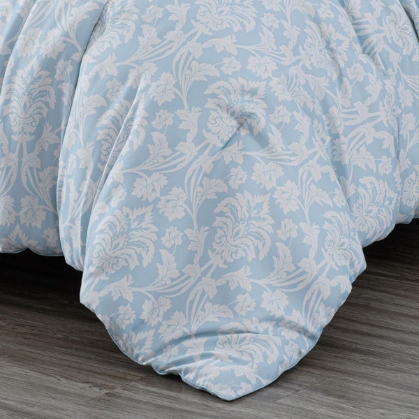 Chezmoi Collection Floral Medallion Printed Microfiber Comforter Set ...