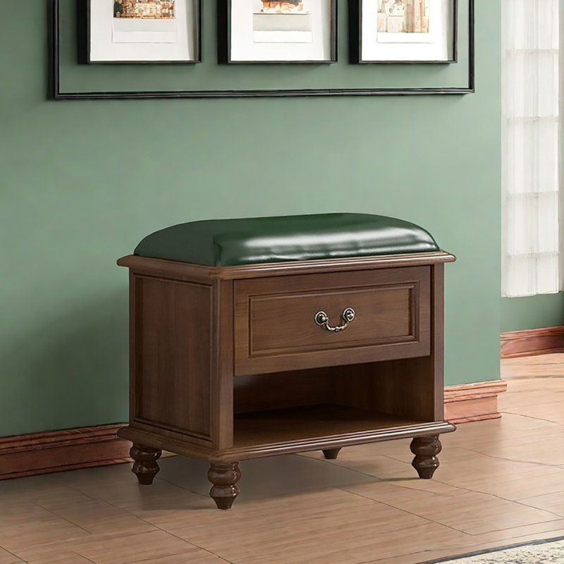 Liu's ink furniture 19.7in Retro style Shoe Change Stool | Wayfair