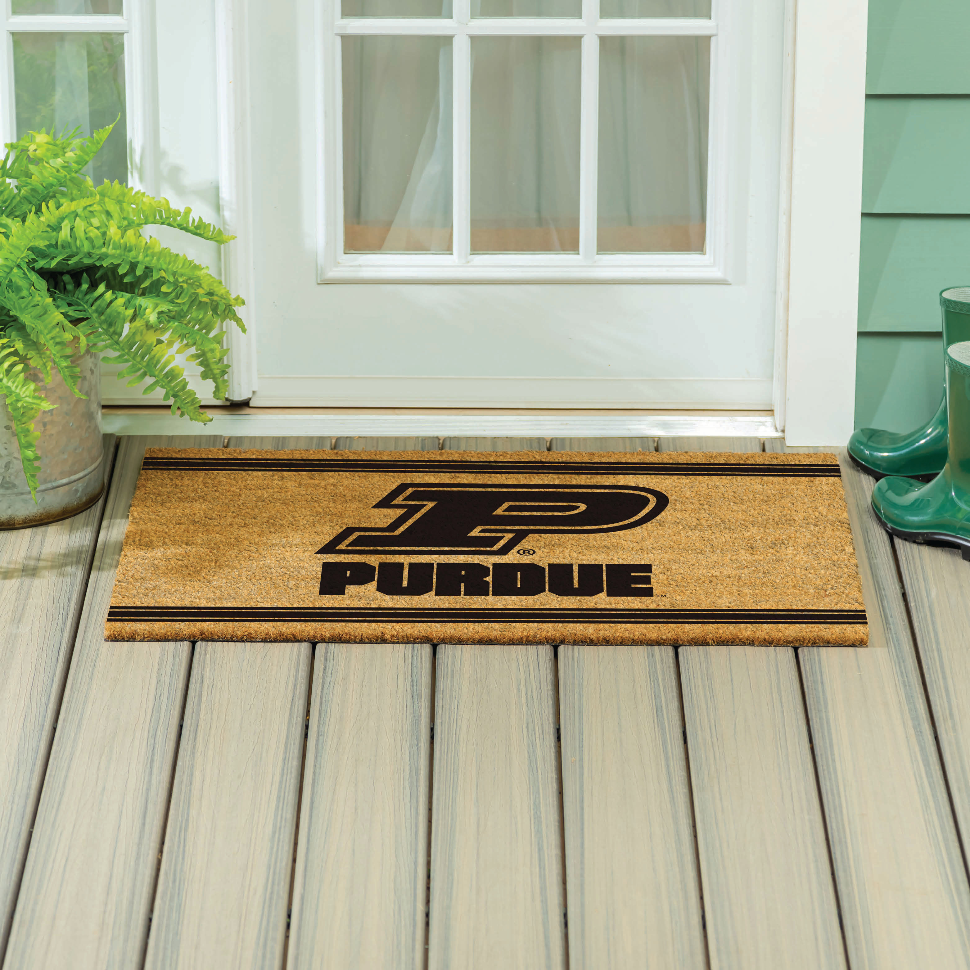 Evergreen Enterprises, Inc Purdue University Large One Color Coir Mat ...