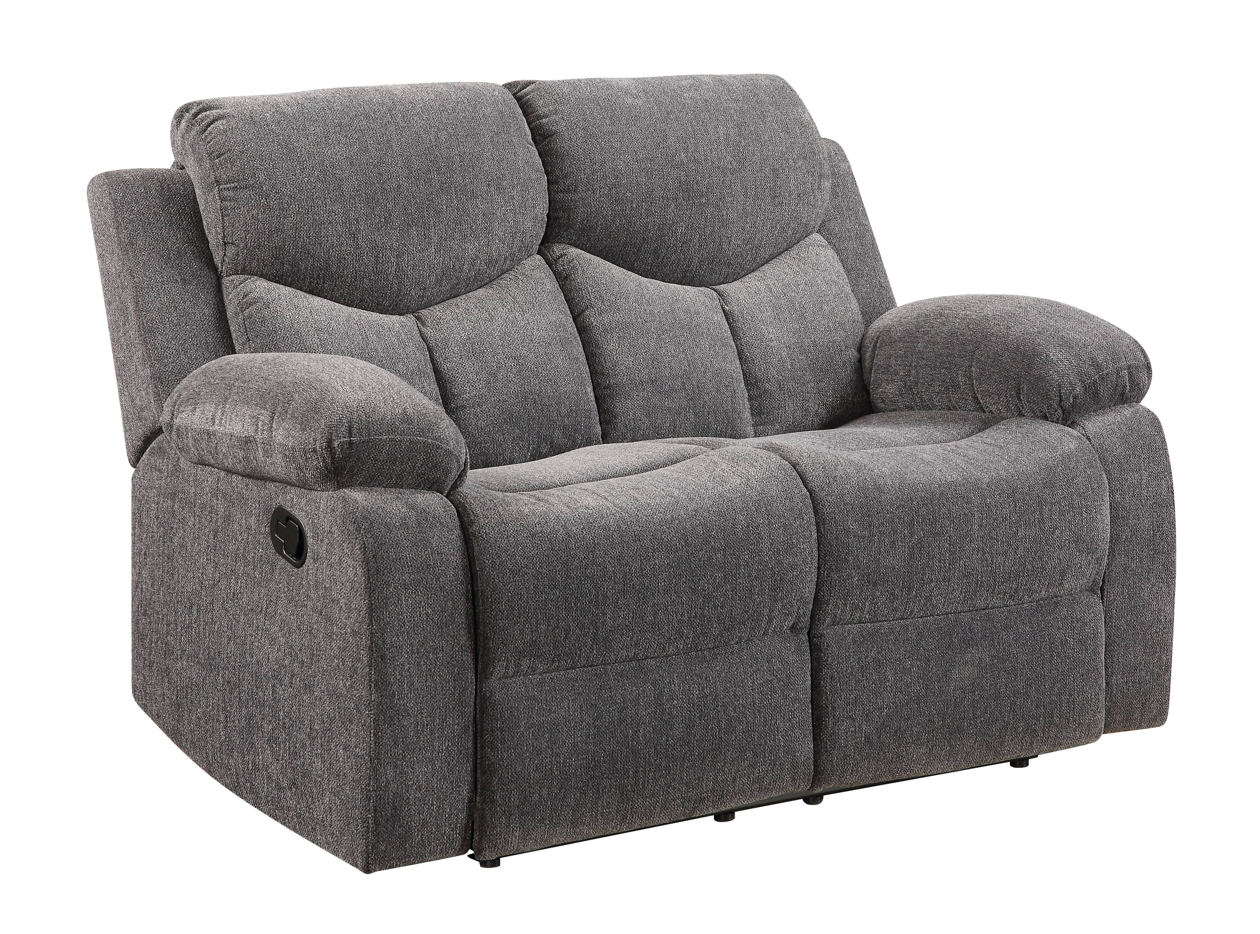 Winston Porter Caide 60.5'' Chenille Pillow Top Arm Reclining Loveseat ...