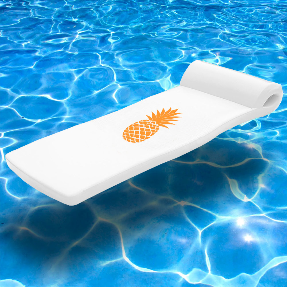 Vandue California Sun Deluxe Oversized Unsinkable Foam Cushion Pool ...