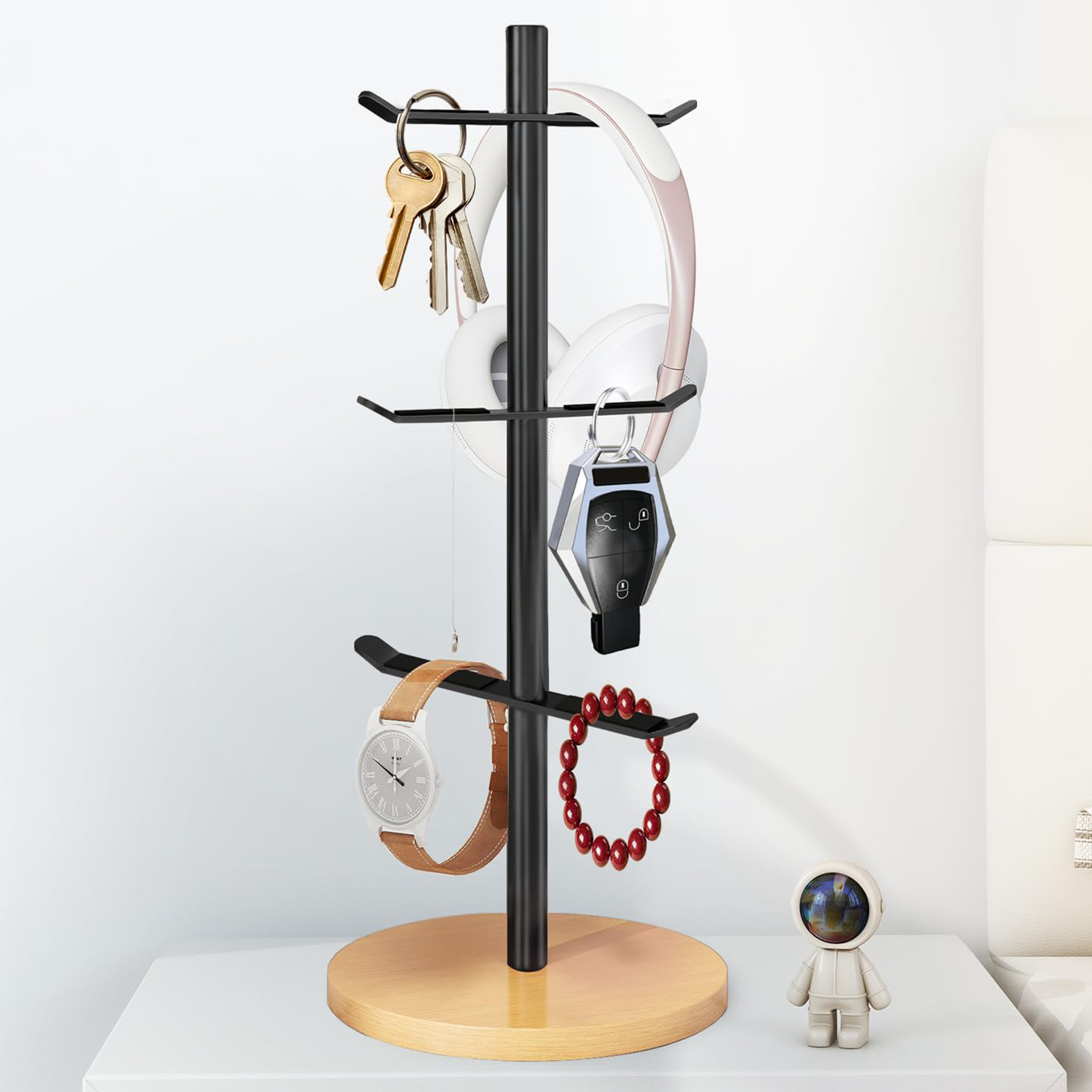 Latitude Run® Metal cup holder with 6 hooks | Wayfair