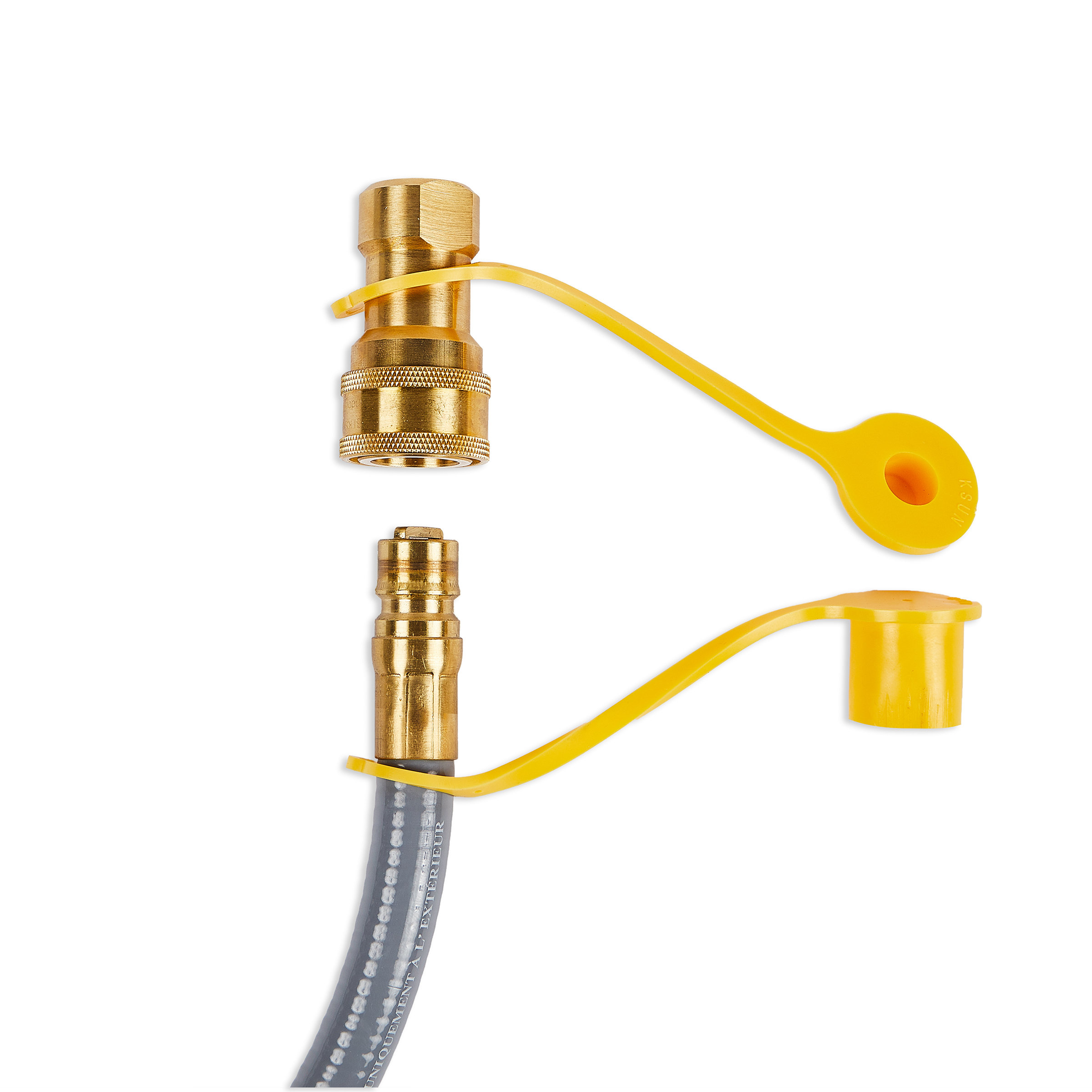 Jensen Co Daisley Square Concrete Propane Fire Pit Table Natural Gas ...