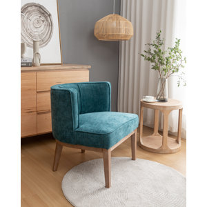 George Oliver Karoll Upholstered Barrel Chair | Wayfair