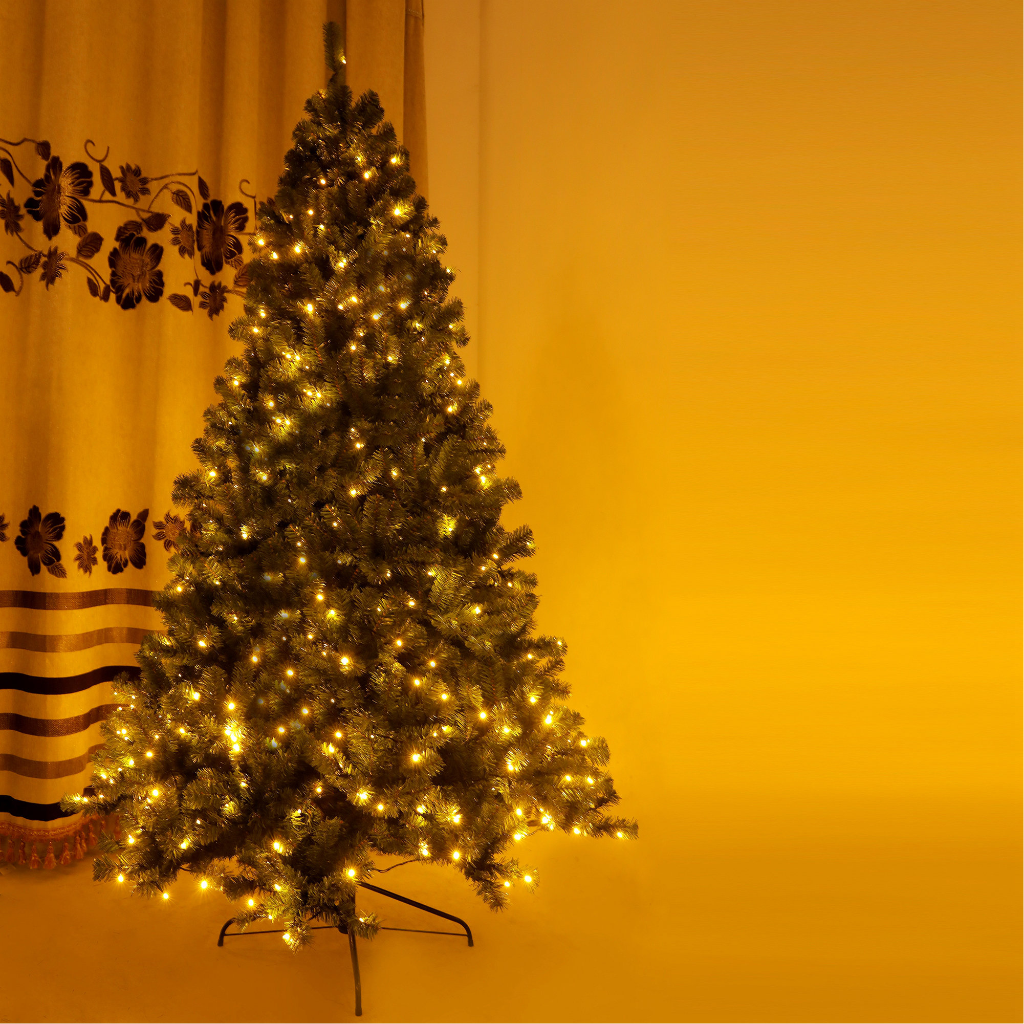 The Holiday Aisle® 90' Lighted Christmas Tree | Wayfair