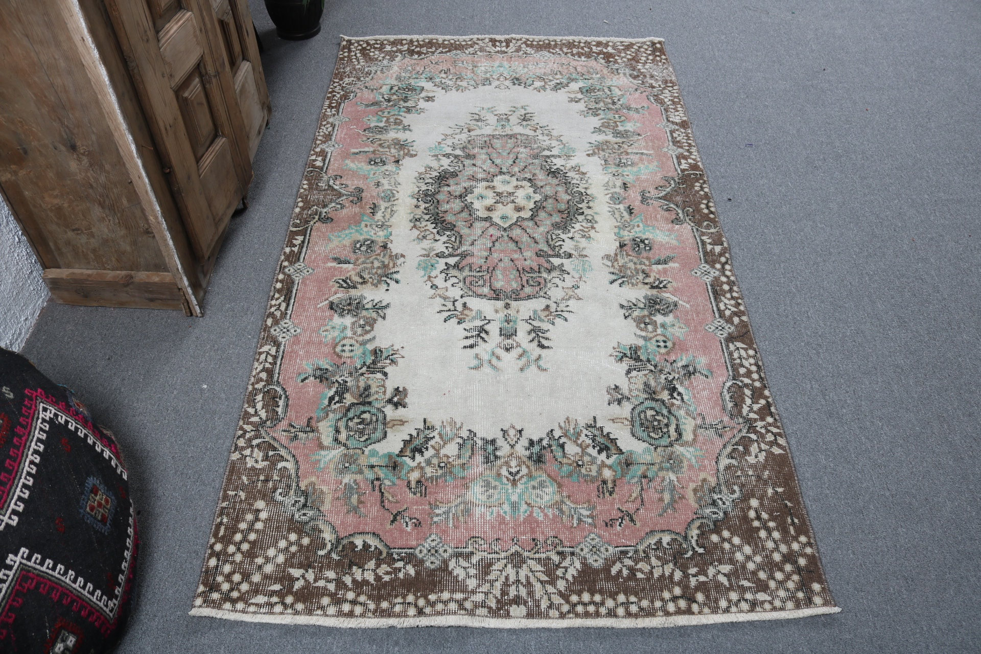 Bungalow Rose Handmade Vintage Turkish Rug Perfect for Living Rooms ...