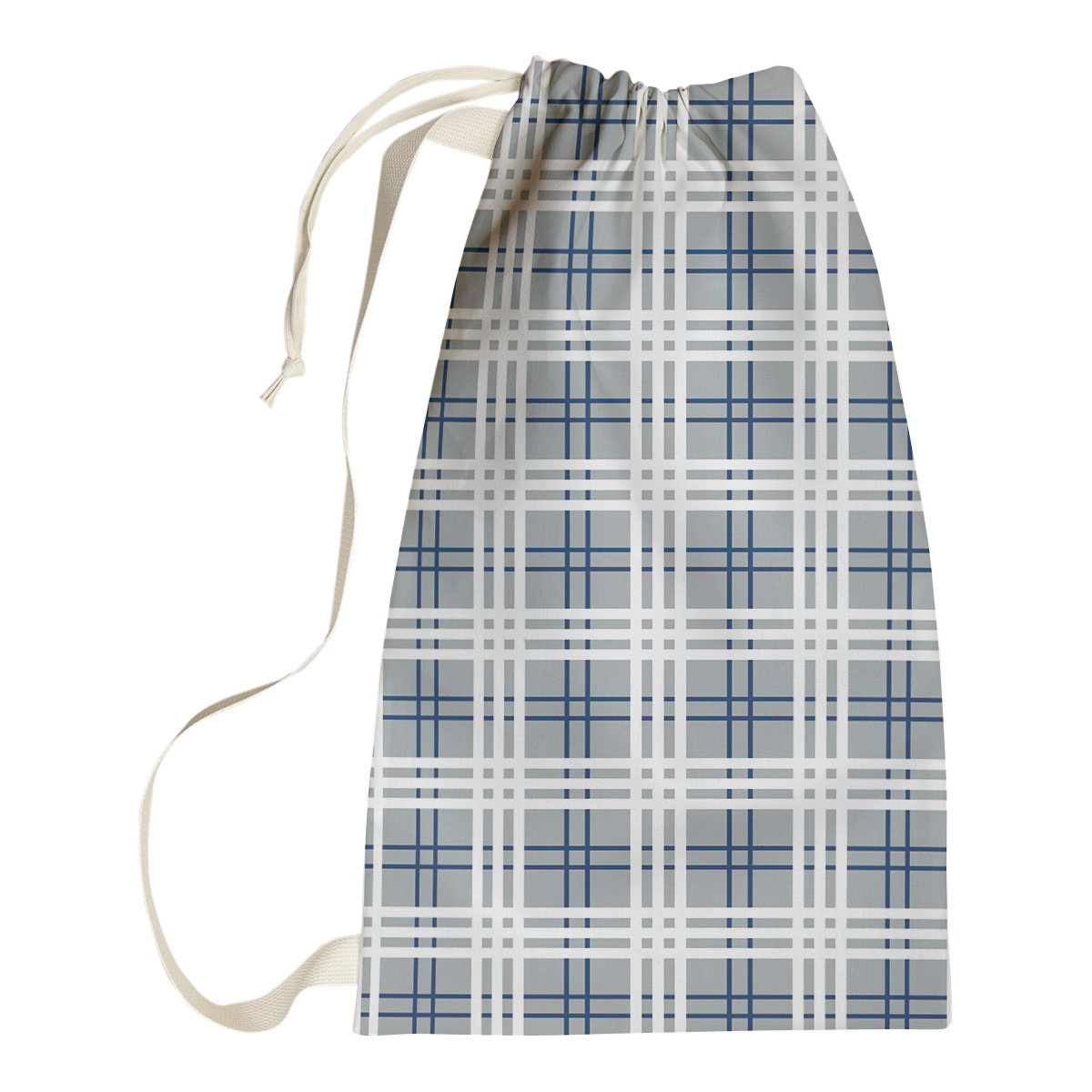 East Urban Home Indianapolis Football Luxury Plaid Laundry Bag | Wayfair