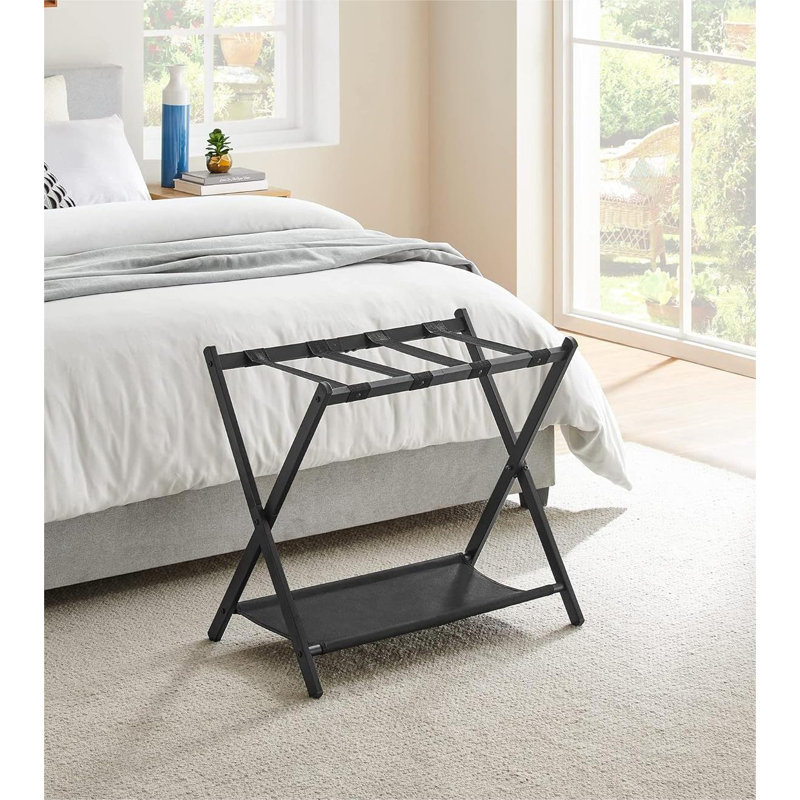 Elaine Mercure Folding Metal Luggage Rack | Wayfair