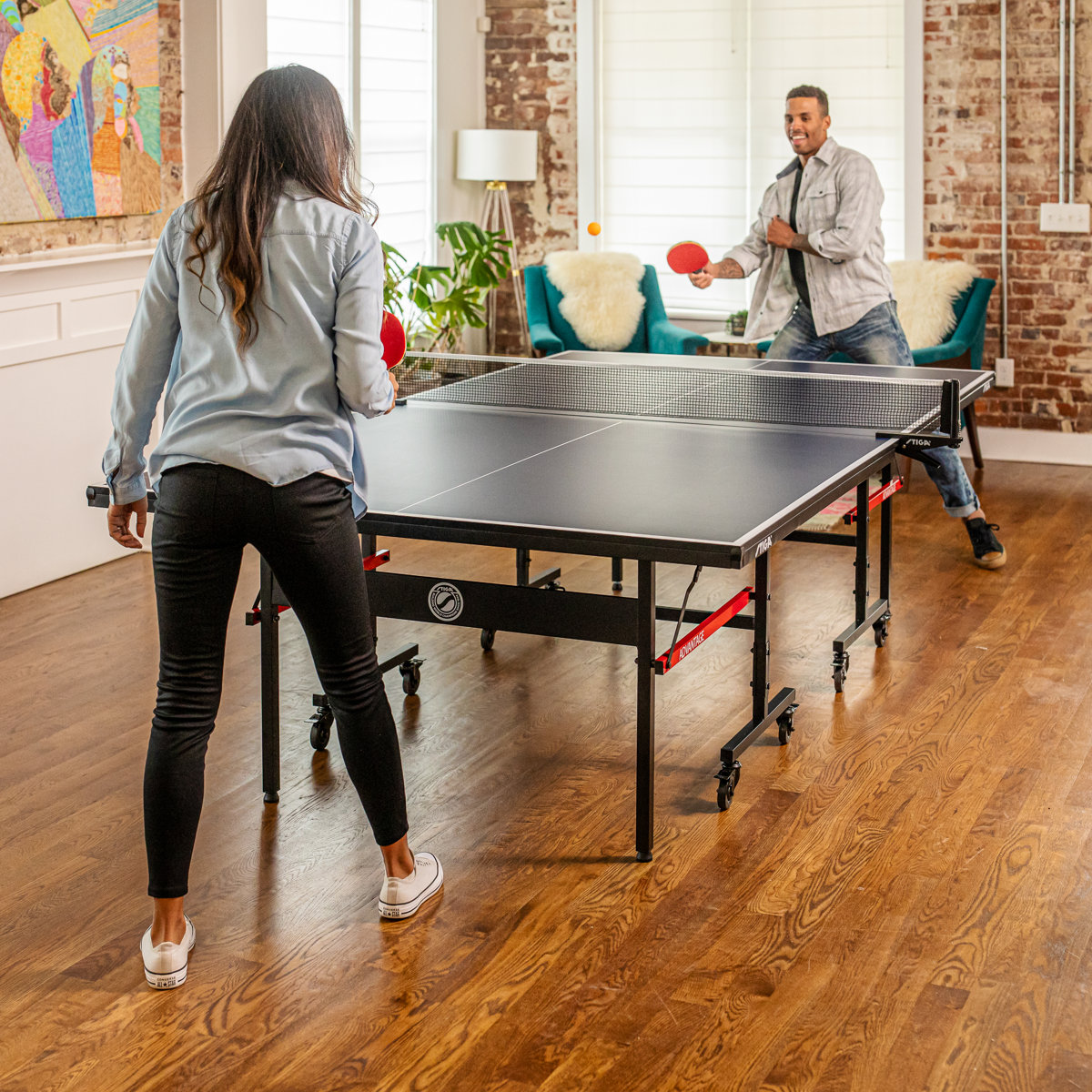 STIGA Advantage Competition-Ready Indoor Table Tennis Table - 95% ...