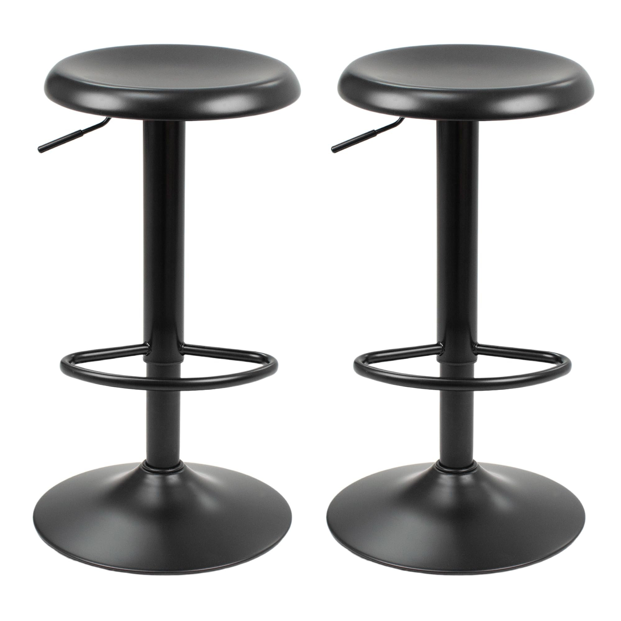 Orren Ellis Bar Stools,Adjustable Metal Bar Stools Swivel Counter ...