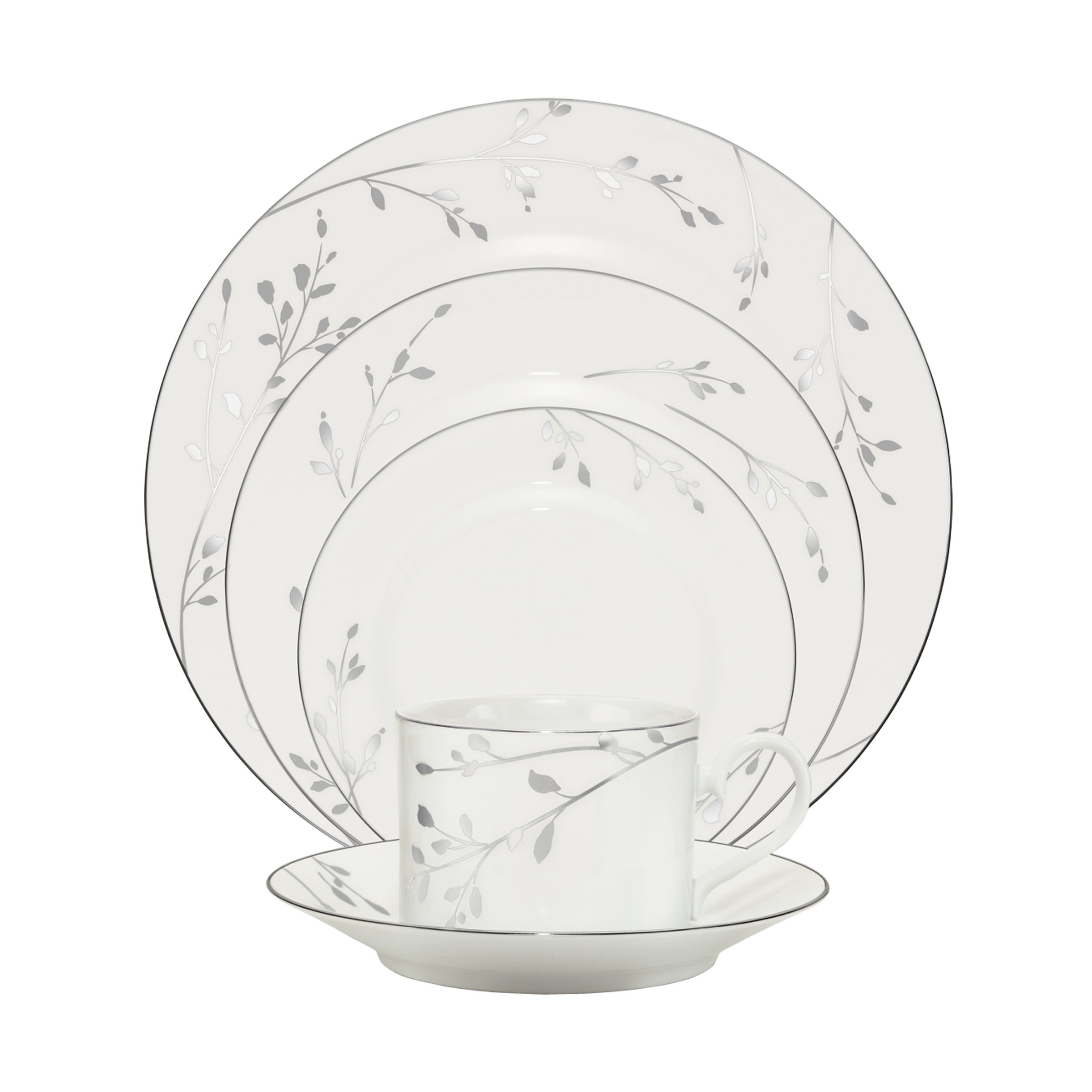 Noritake Birchwood 5-Piece Place Setting, Service for 1 & Reviews | Wayfair