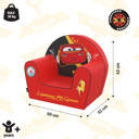 Disney Cars Lightning Mcqueen Foam Armchair, Toddler Sofa Chair with ...