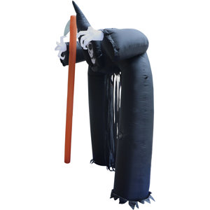 Haunted Hill Farm 10-Ft Tall Grim Reaper Arch Blow Up Halloween ...