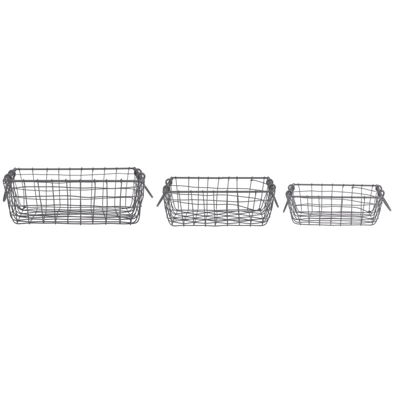 Borough Wharf Square Wire Basket | Wayfair.co.uk