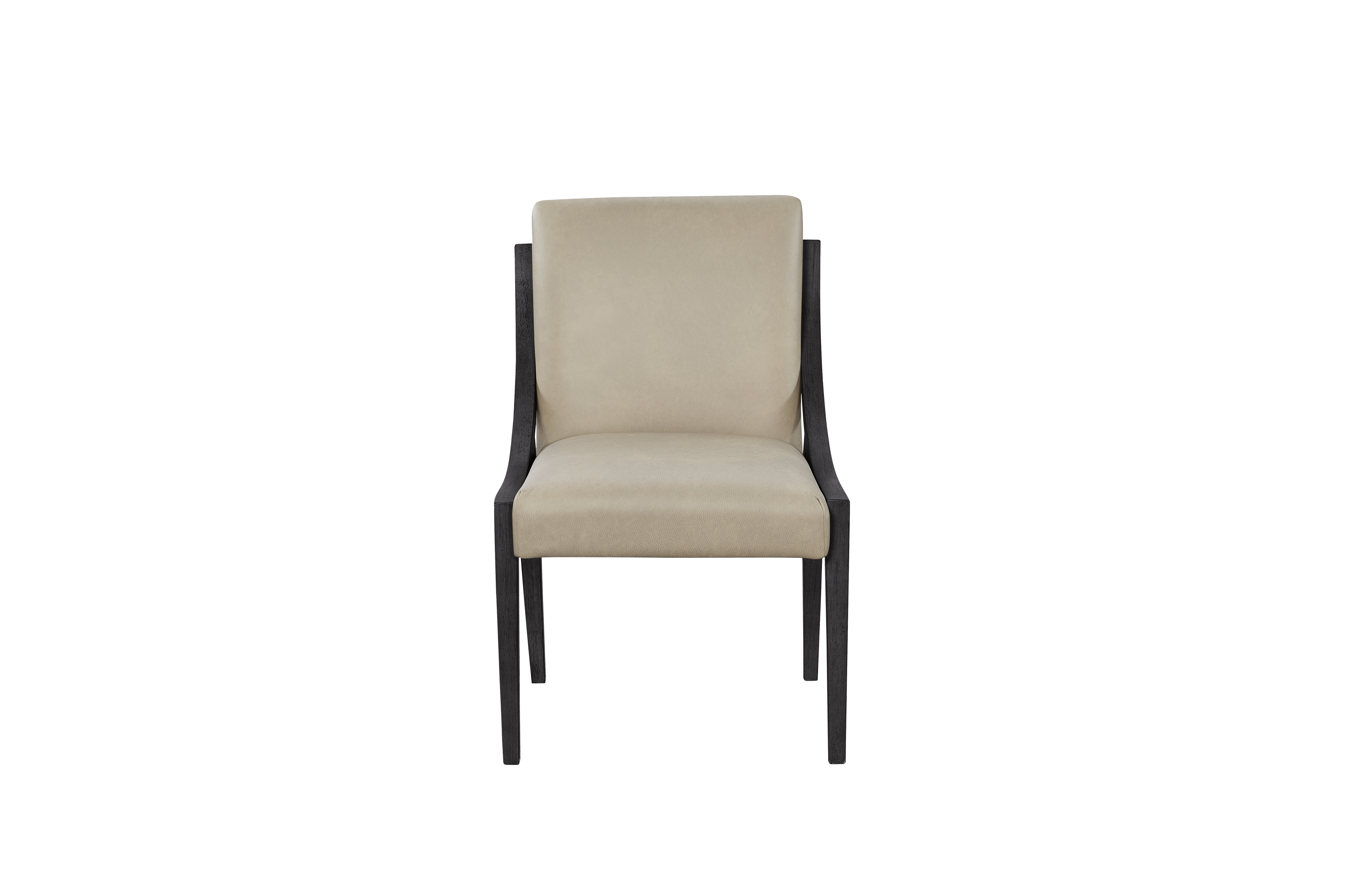 NFusion Danny Genuine Leather Sling Chairs with Wood Frame | Wayfair