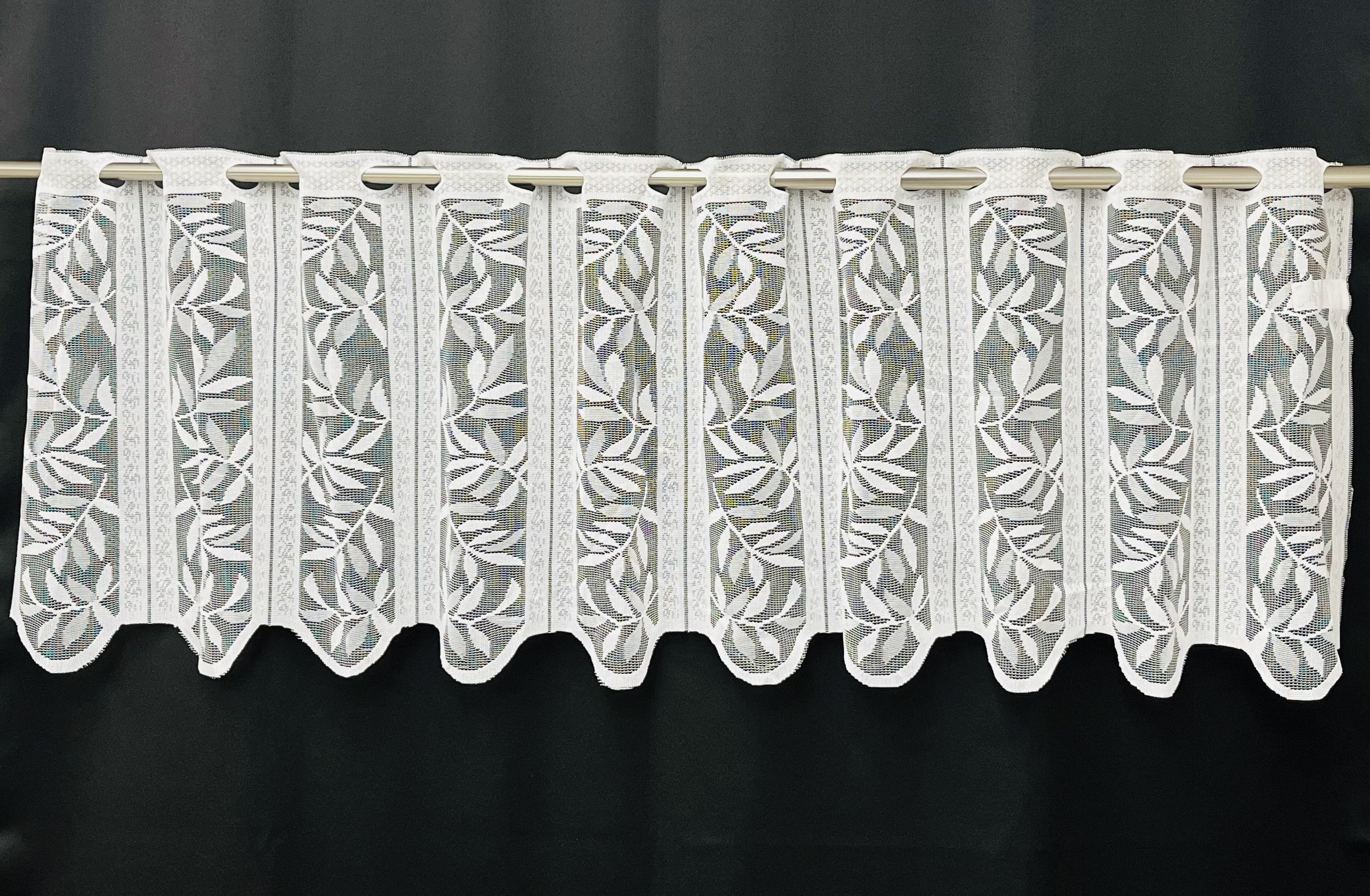 Princess Lace Valance (60"X18")-White - Wayfair Canada
