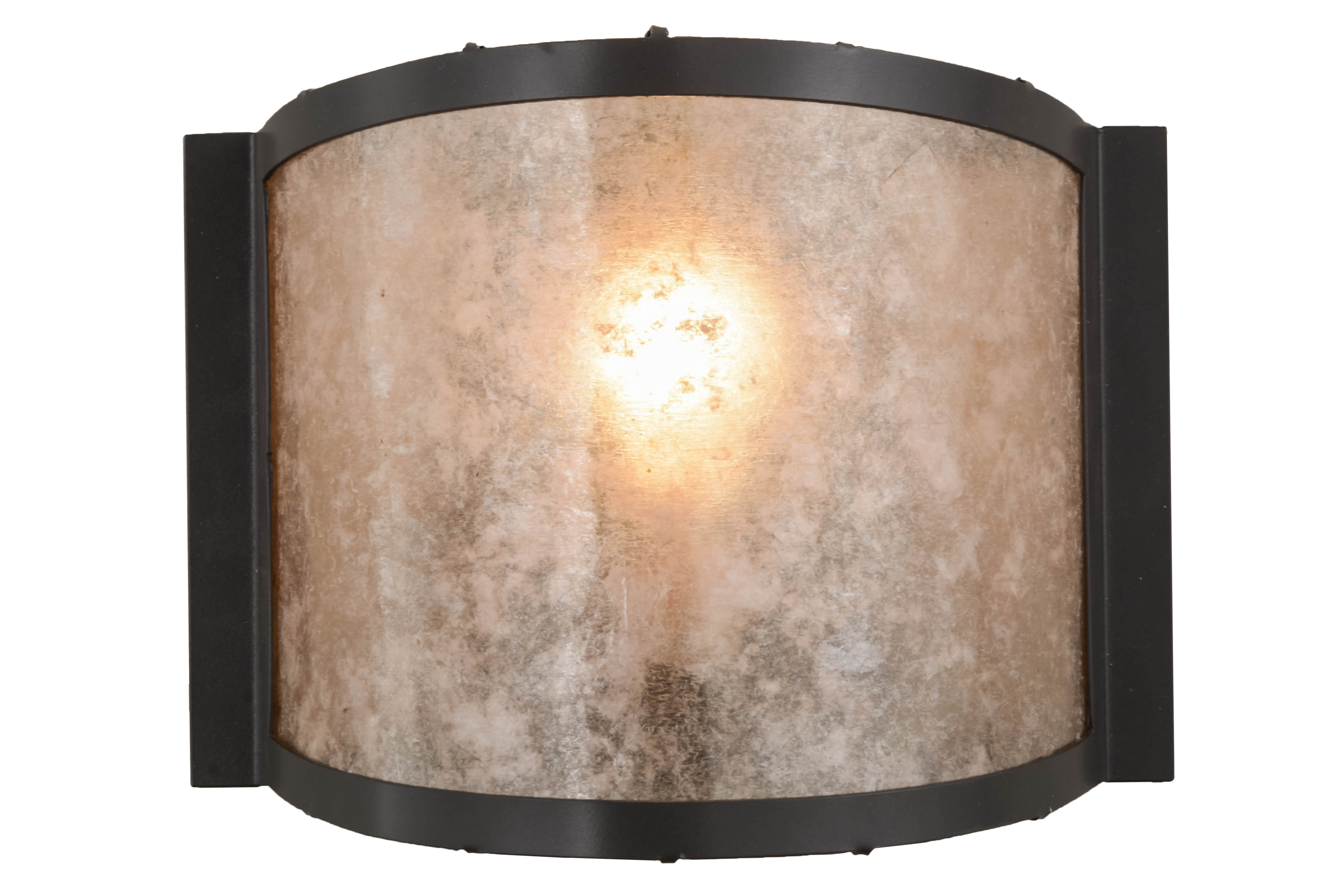 Meyda Lighting Mission Prime 1 - Light Dimmable Timeless Bronze Flush ...