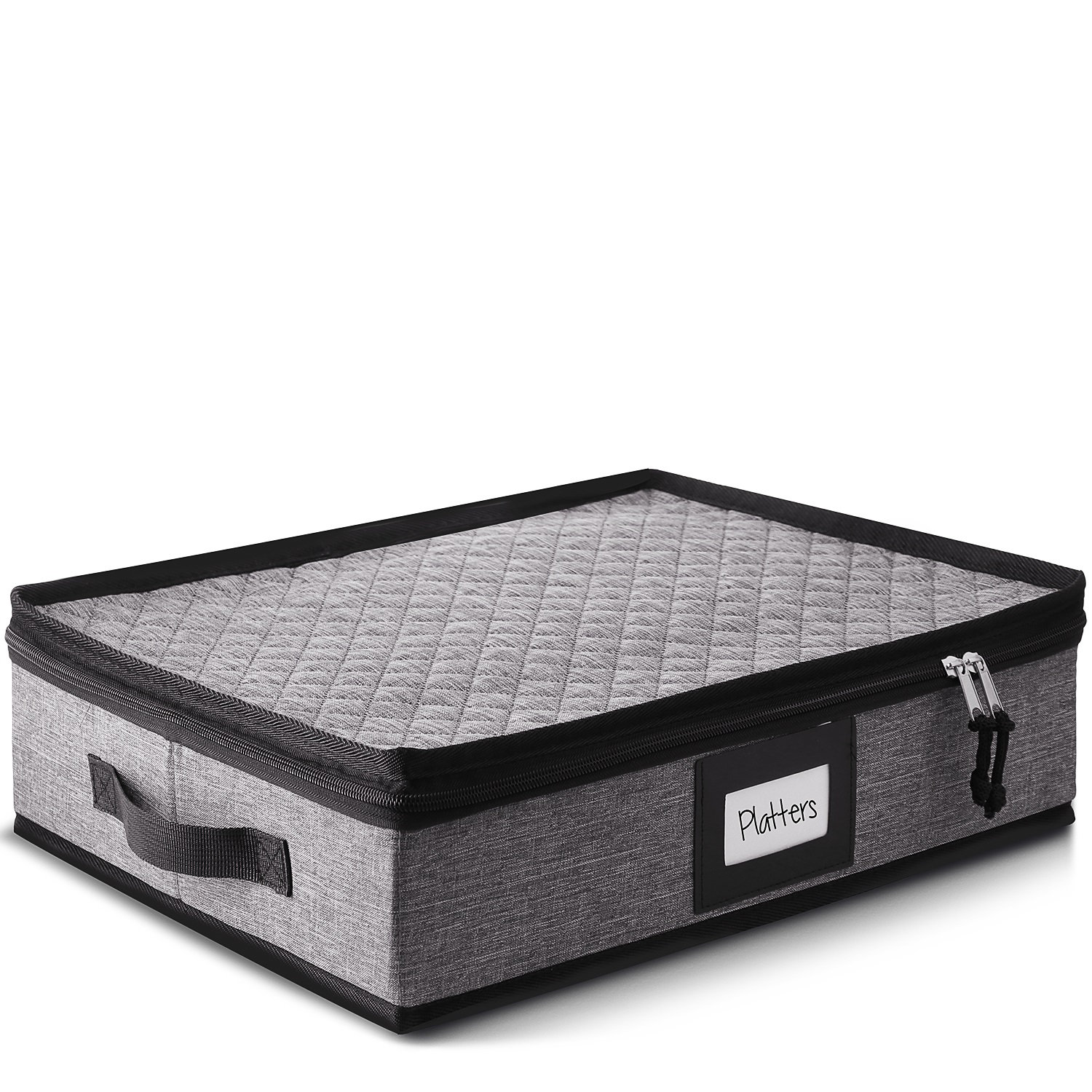 Prep & Savour Dinnerware Storage Containers, Padded Dish Cases ...