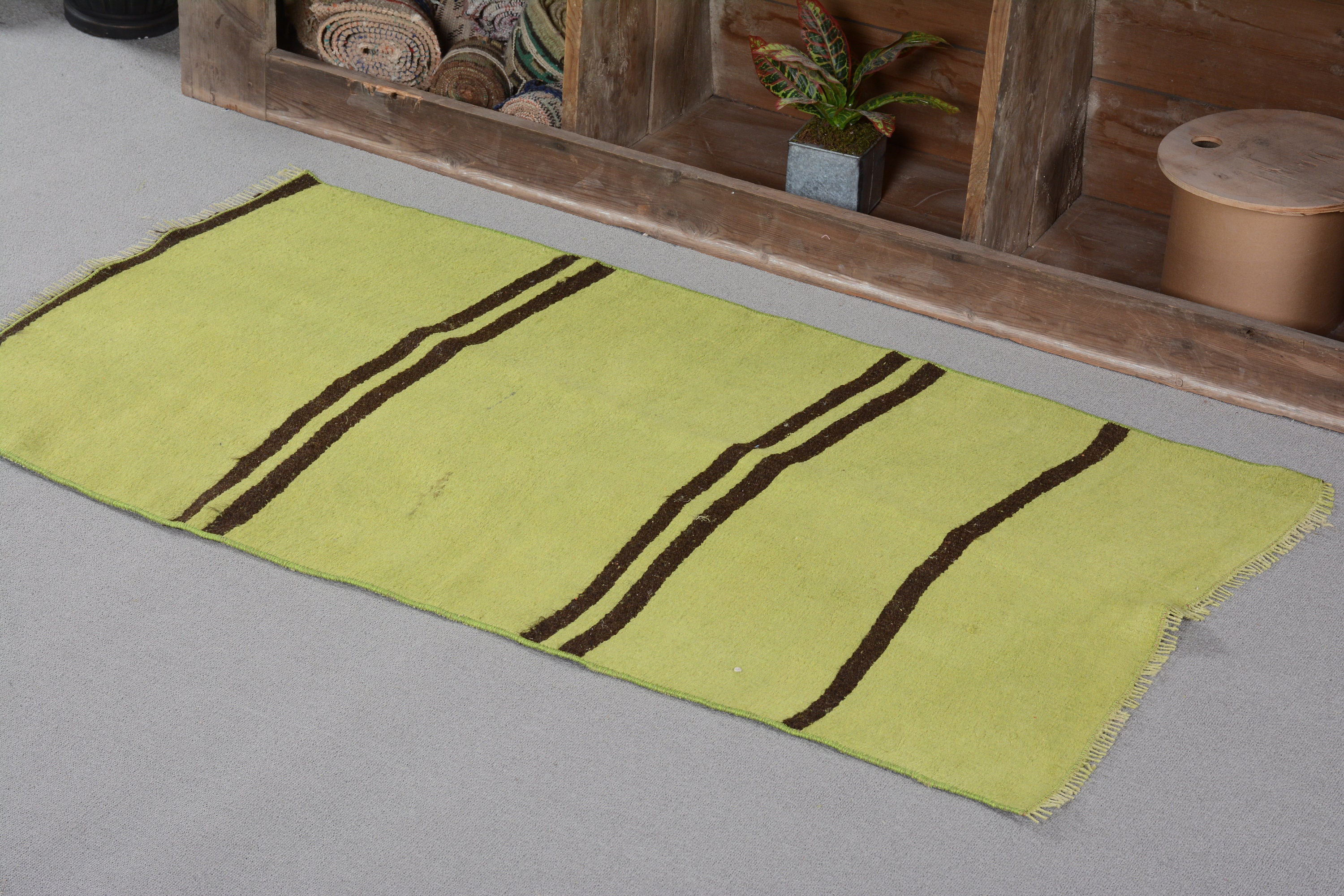 Isabelline Luxury Rug, 2.6x4.5 ft Small Rug, Handwoven Rug, Vintage Rug ...