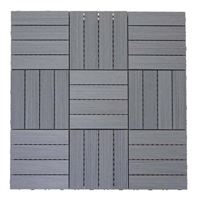 Symple Stuff 30cm x 30cm Wooden Floor Tile | Wayfair.co.uk