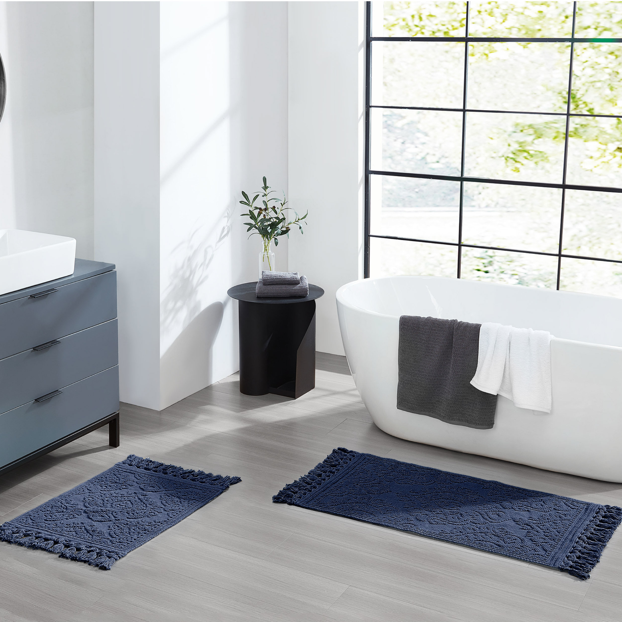 Ophelia & Co. Montopolis 2 Piece Bath Rug Set & Reviews | Wayfair