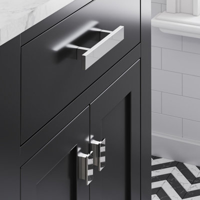 Andover Mills™ Minnetrista 24'' Single Bathroom Vanity with Marble Top ...