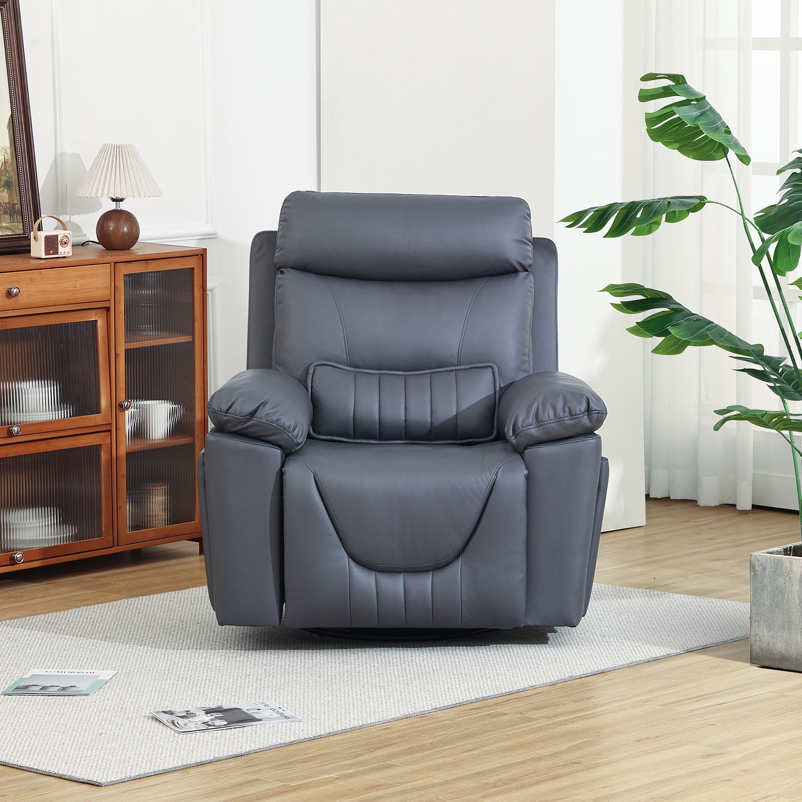 Latitude Run® Bhairavi Latitude Run® 360 Degree Rotatable Electric PU ...