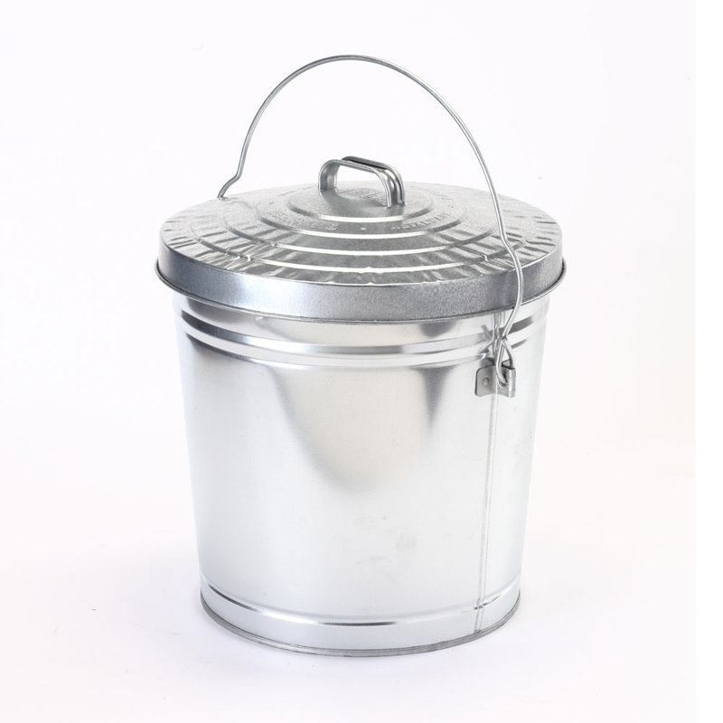 Birds Choice Galvanized Steel Locking Lid Seed Can with Lid | Wayfair