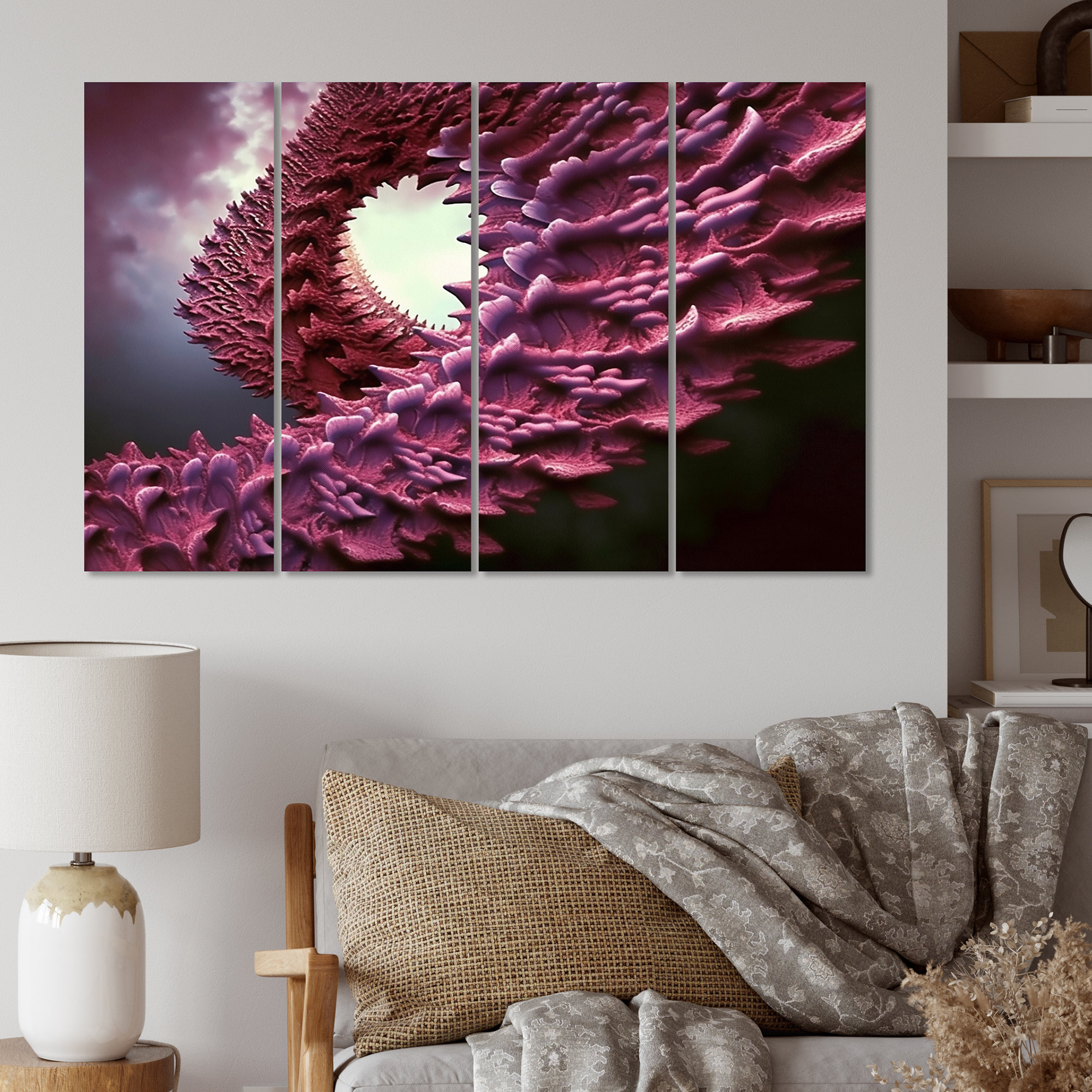 Brayden Studio Quantum Fractal Infinity Futuristic 3D I - Abstract ...