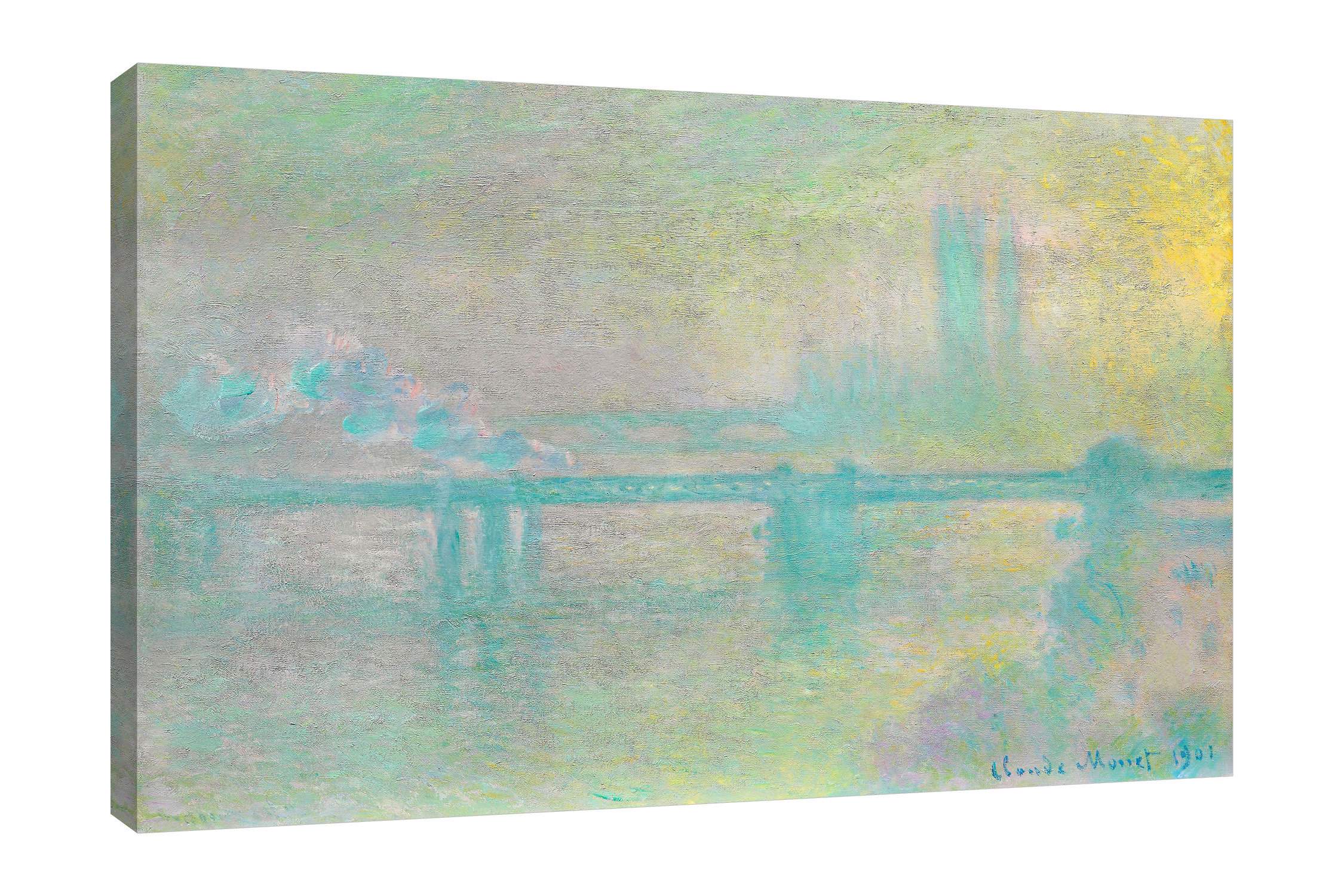 Red Barrel Studio® Claude Monet " Charing Cross Bridge, London " by ...