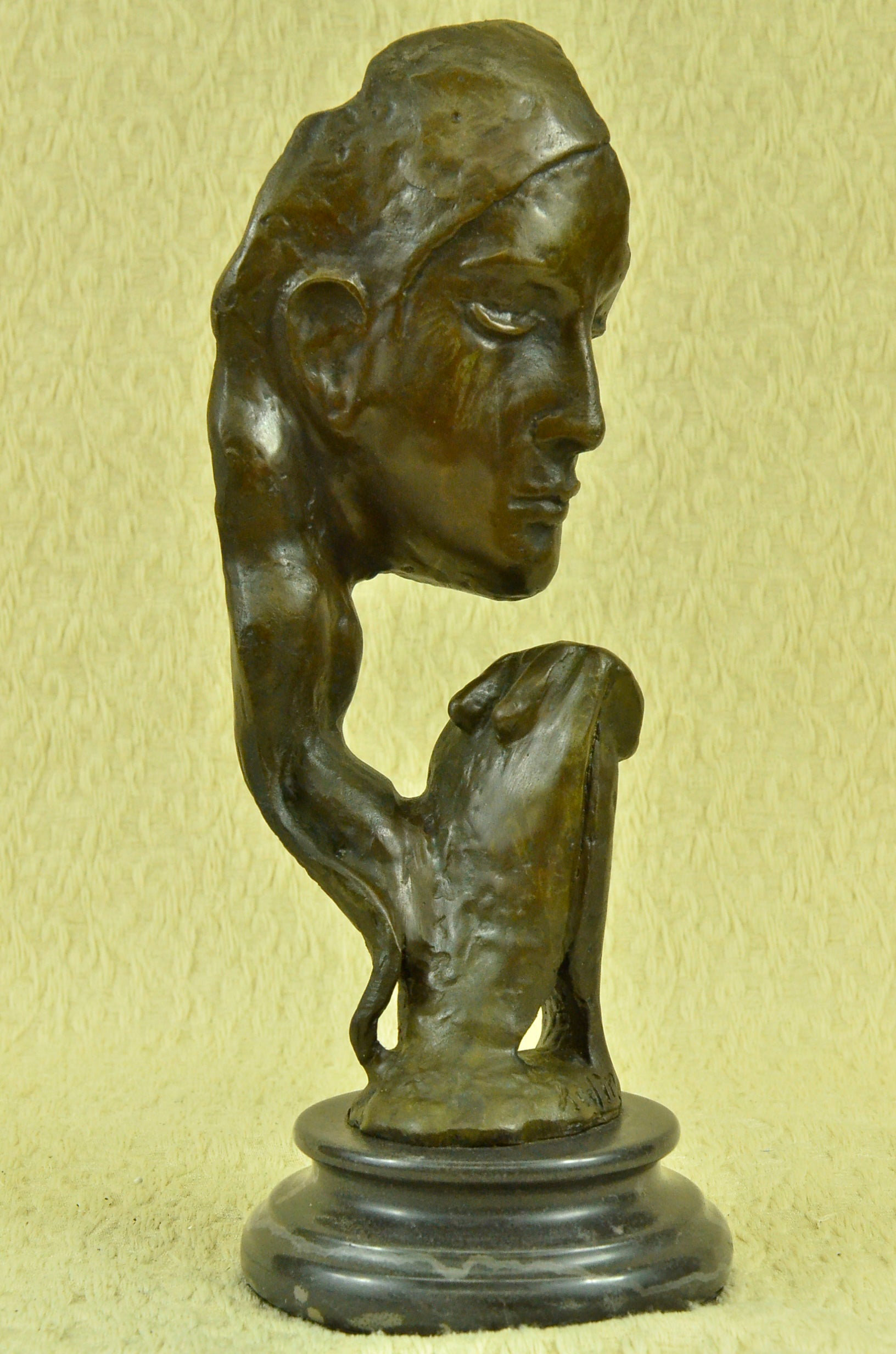 Orren Ellis Tyrail Patoue Female Bronze Sculpture Home Figurine Lost ...