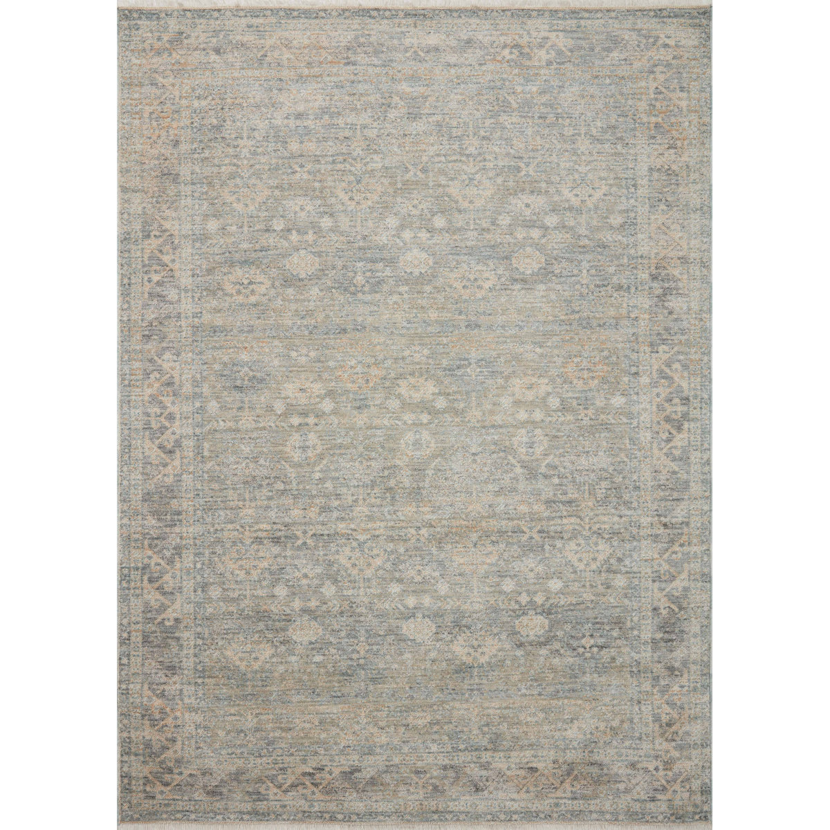 Angela Rose x Loloi Blake Sky / Beige Area Rug & Reviews | Wayfair