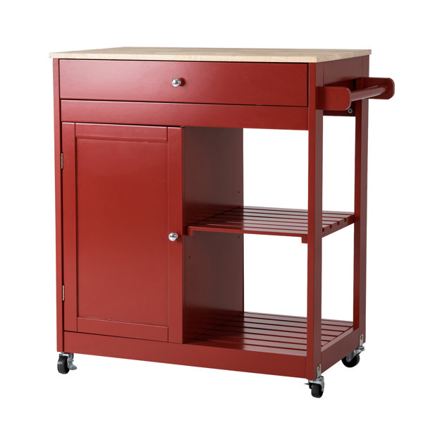 Laurel Foundry Modern Farmhouse® Nagata Kitchen Cart & Reviews | Wayfair