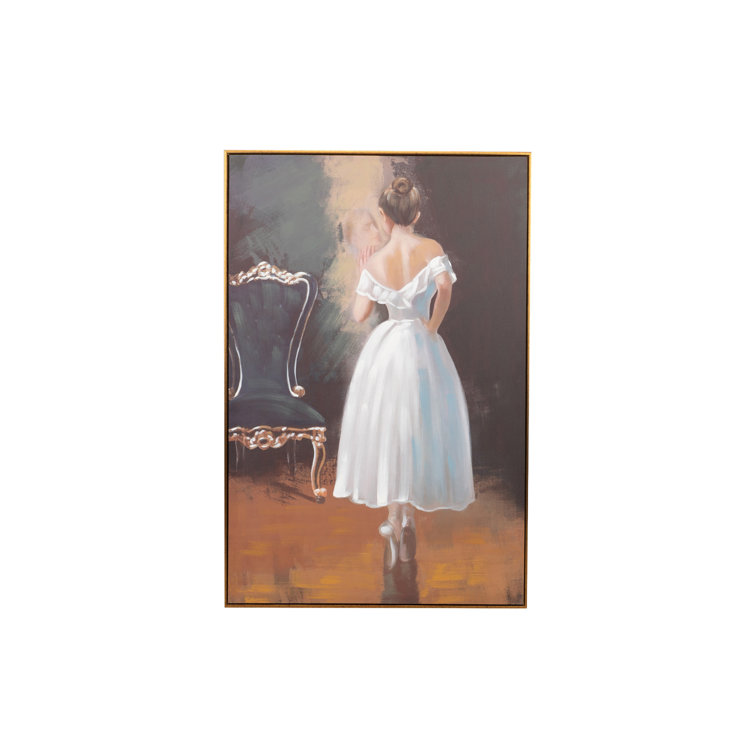 Garpe Interiores Dancer - Floater Frame Painting on Canvas | Wayfair.co.uk