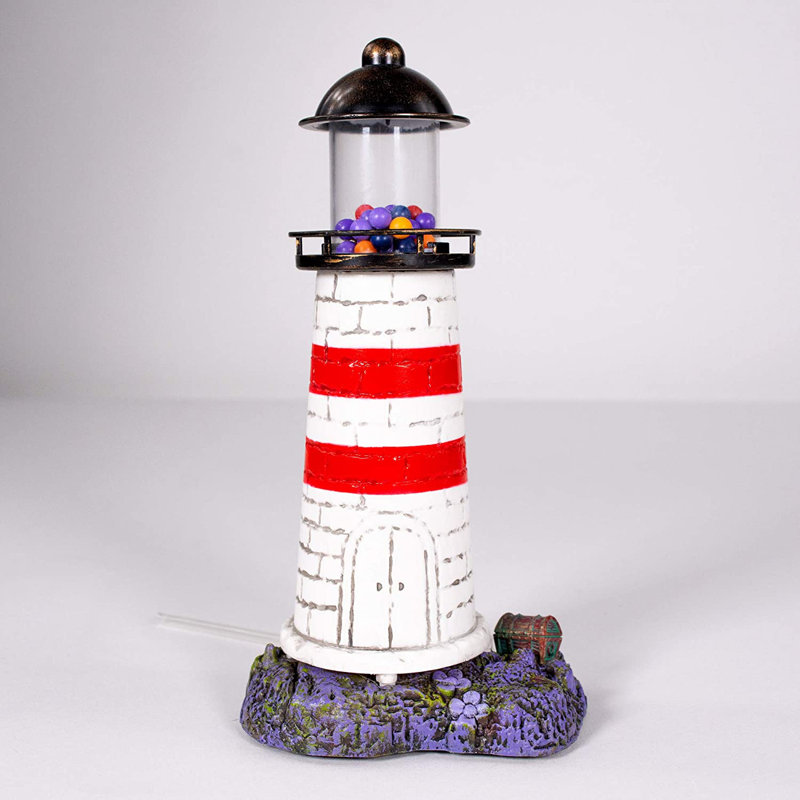 Penn Plax Deco-Replica Aerating Lighthouse Aquarium Accessory | Wayfair