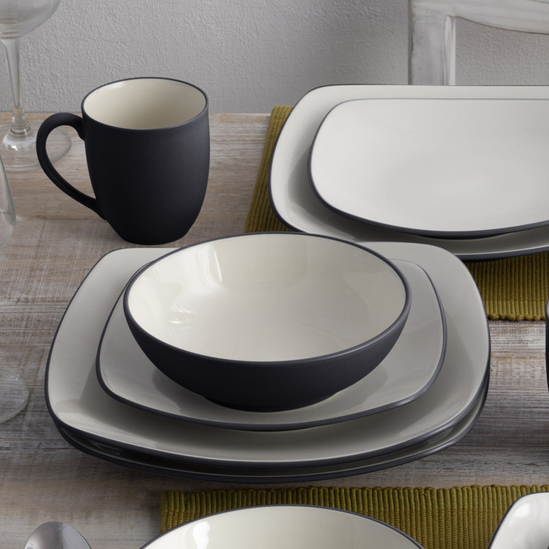 Noritake Colorwave 16-Piece Square Dinnerware Set, Service for 4 ...