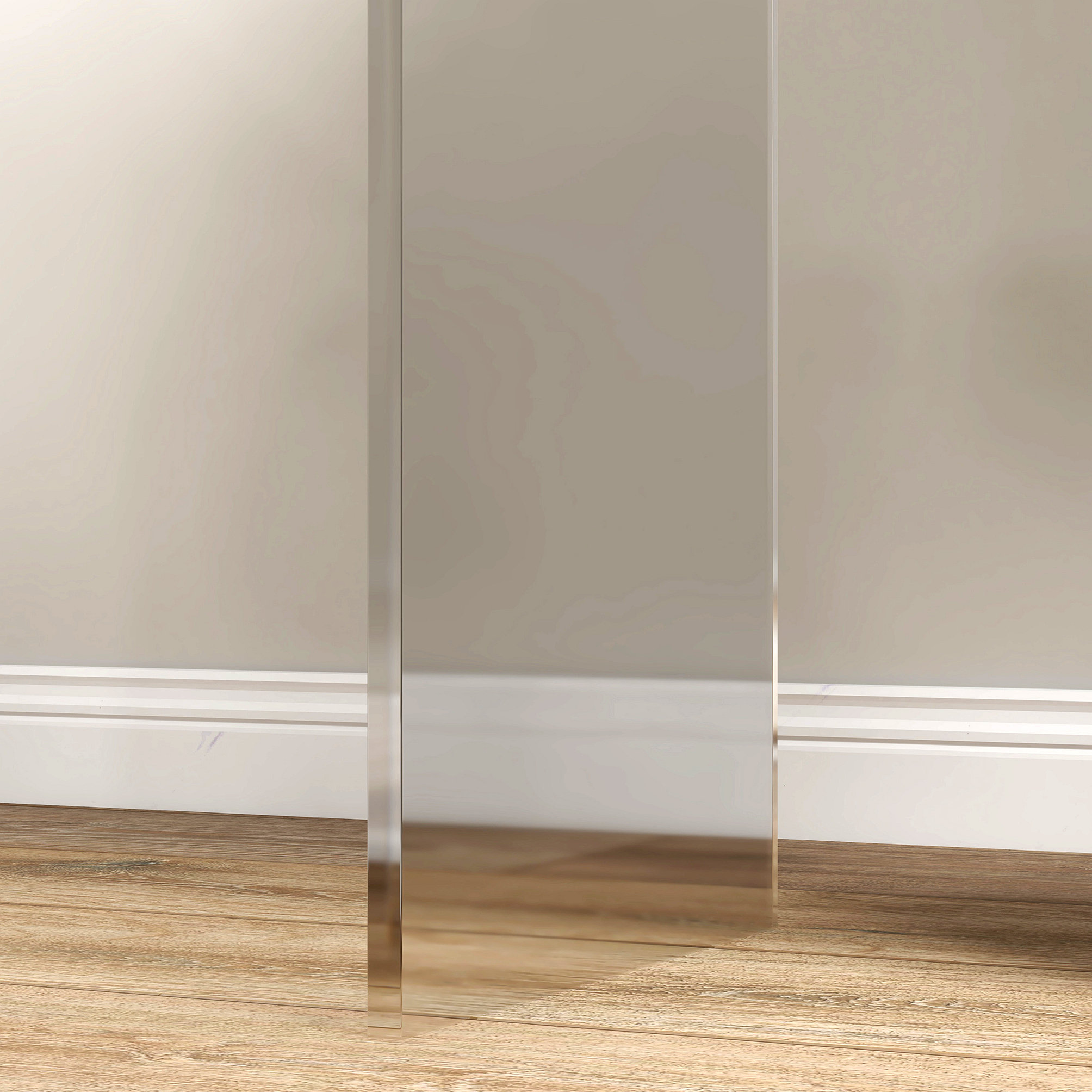 Ivy Bronx Rectangle All Acrylic 15Mm Thick Waterfall Coffee Table | Wayfair